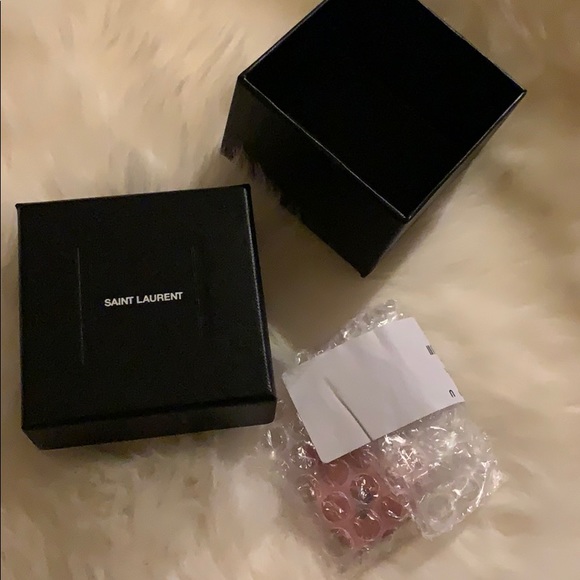 Saint Laurent | Accessories | Saint Laurent Heart Red Lock Key ...